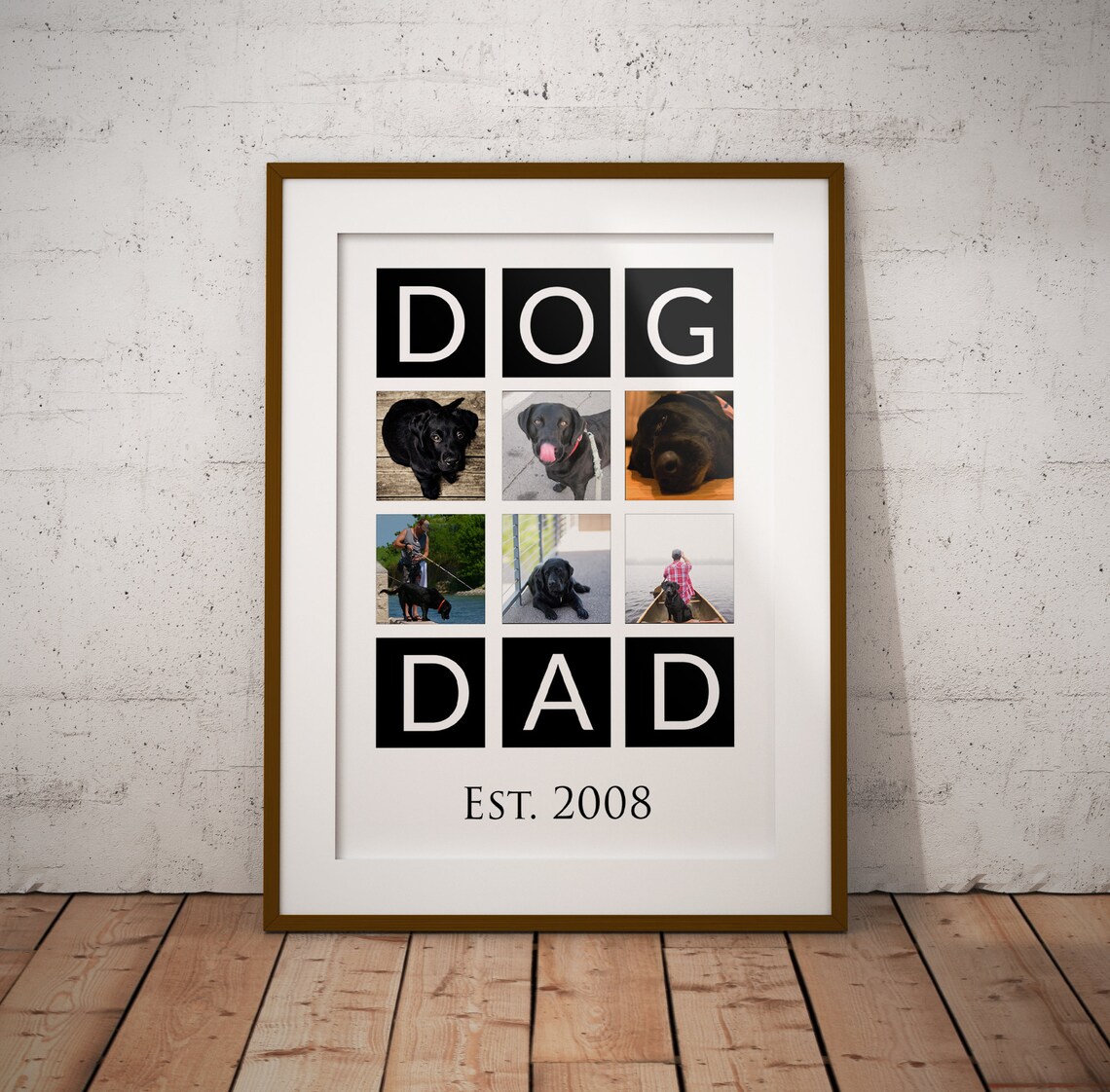 Pet Dad Fathers Day From Dog Fathers Day Photo Gifts Dog | Etsy