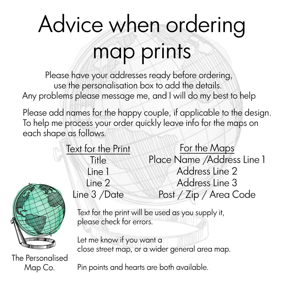 Personalised Wedding Map Card Special Location Map Card | Etsy