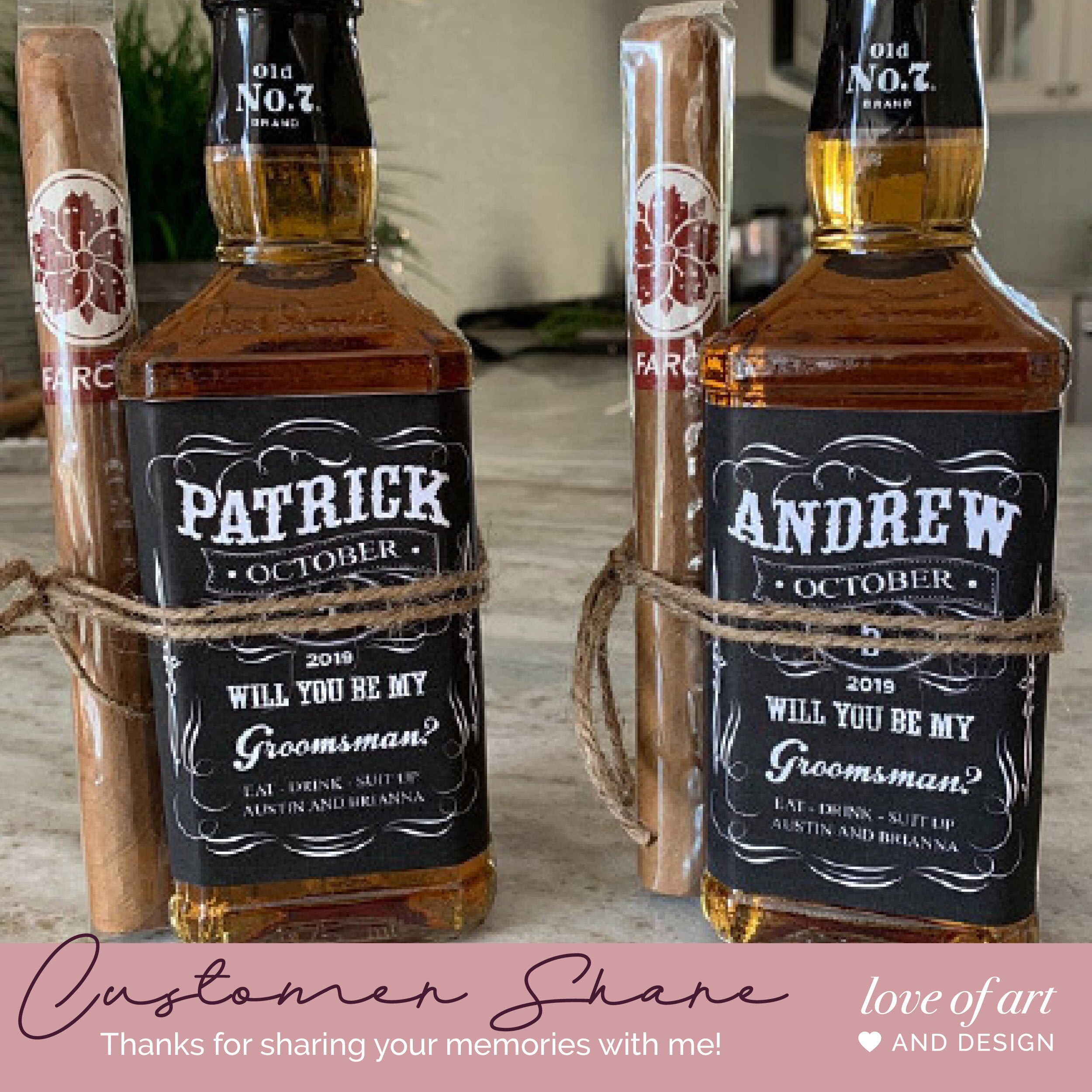 Groomsmen Proposal Label - Will You Be My Groomsman Best Man - Best Man ...