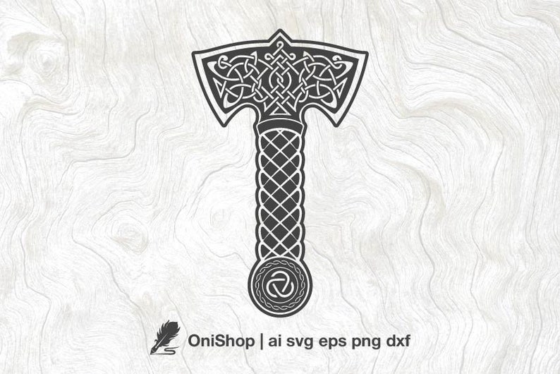 Mjolnir 10 SVG Options Bundle, Thor's Hammer Pack, Viking Wall Decor ...