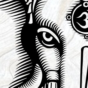 Ganesha SVG, Lord Ganpati, Yoga Clipart Printable Lazer Cut Ai Eps Png ...