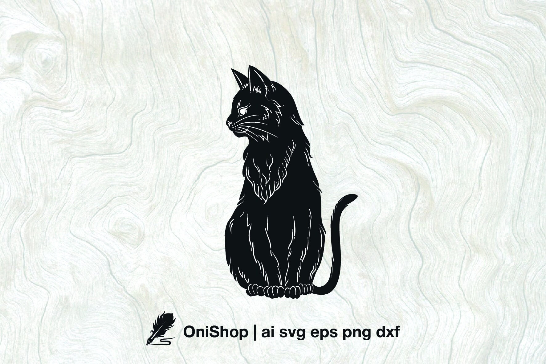 Black Cat Svg, Cat Vector, Witch Svg, Mystical Svg, Gothic Svg, Boho ...