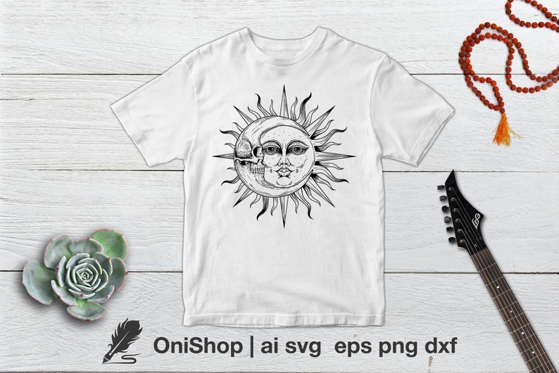 Sun Moon Svg, Tarot Moon Svg, Tarot Sun Svg, Magical Svg, Mystical Svg ...