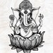 Ganesha SVG Lord Ganpati Yoga Clipart Printable Lazer - Etsy