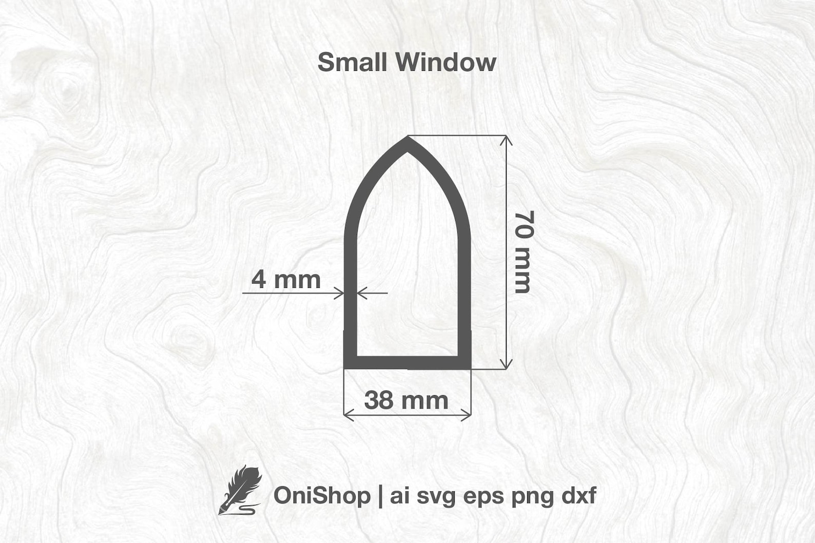 36 Gothic Windows Bundle, Church Window SVG Pack for Glowforge Laser ...