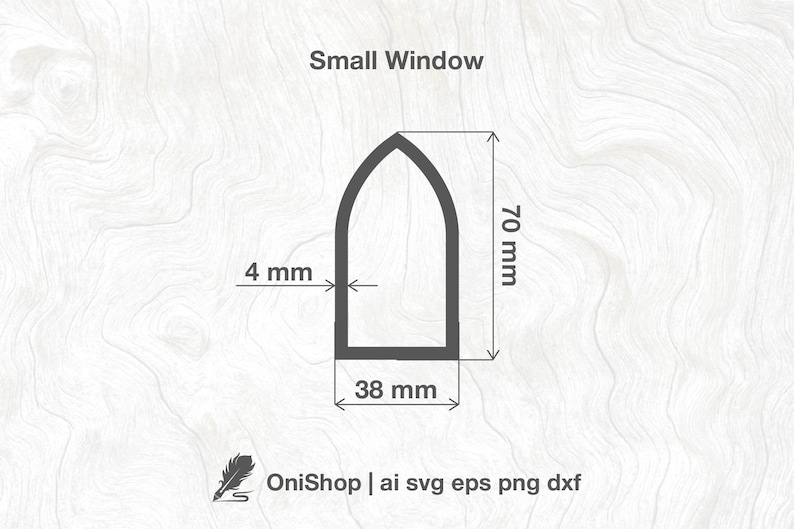 36 Gothic Windows Bundle, Church Window SVG Pack for Glowforge Laser ...
