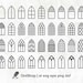 Gothic Window Layered SVG, 3D Church Window Vector DXF, Cathedral ...