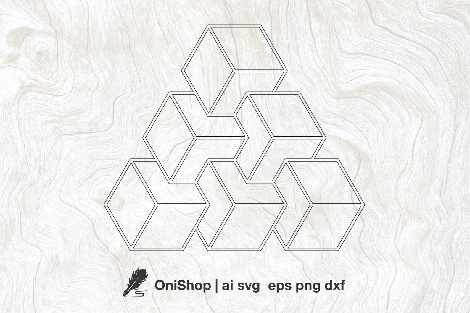 Impossible Geometry Objects Svg Bundle, 45 Impossible Shapes , Svg Ai ...