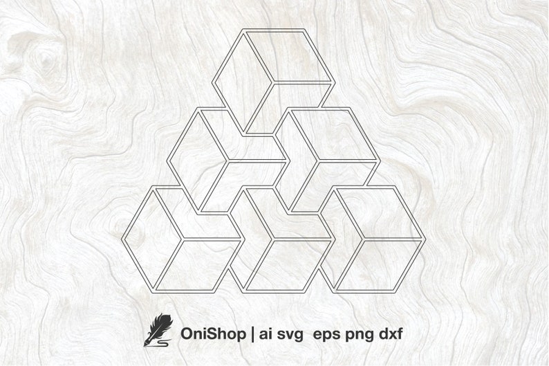 Impossible Geometry Objects Svg Bundle 45 Impossible Shapes - Etsy
