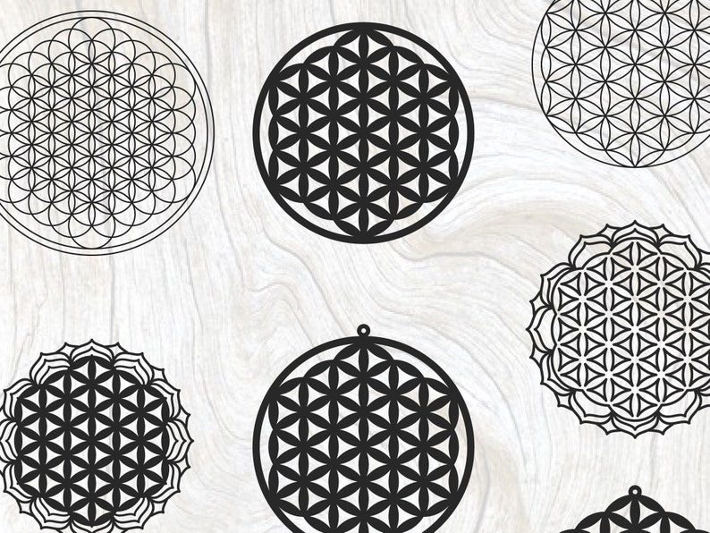 Flower of Life Vector Flower of Life Svg Flower of Life - Etsy
