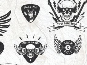 Rock Svg Bundle, T-shirt Design, Band Logo, Rock N Roll SVG Bundle ...