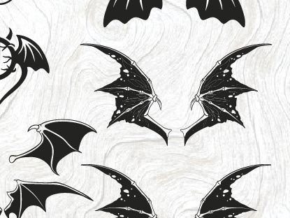 Bat Wings Vector Bundle Bat Wings Pack Bat Wings Svg Bat - Etsy Hong Kong