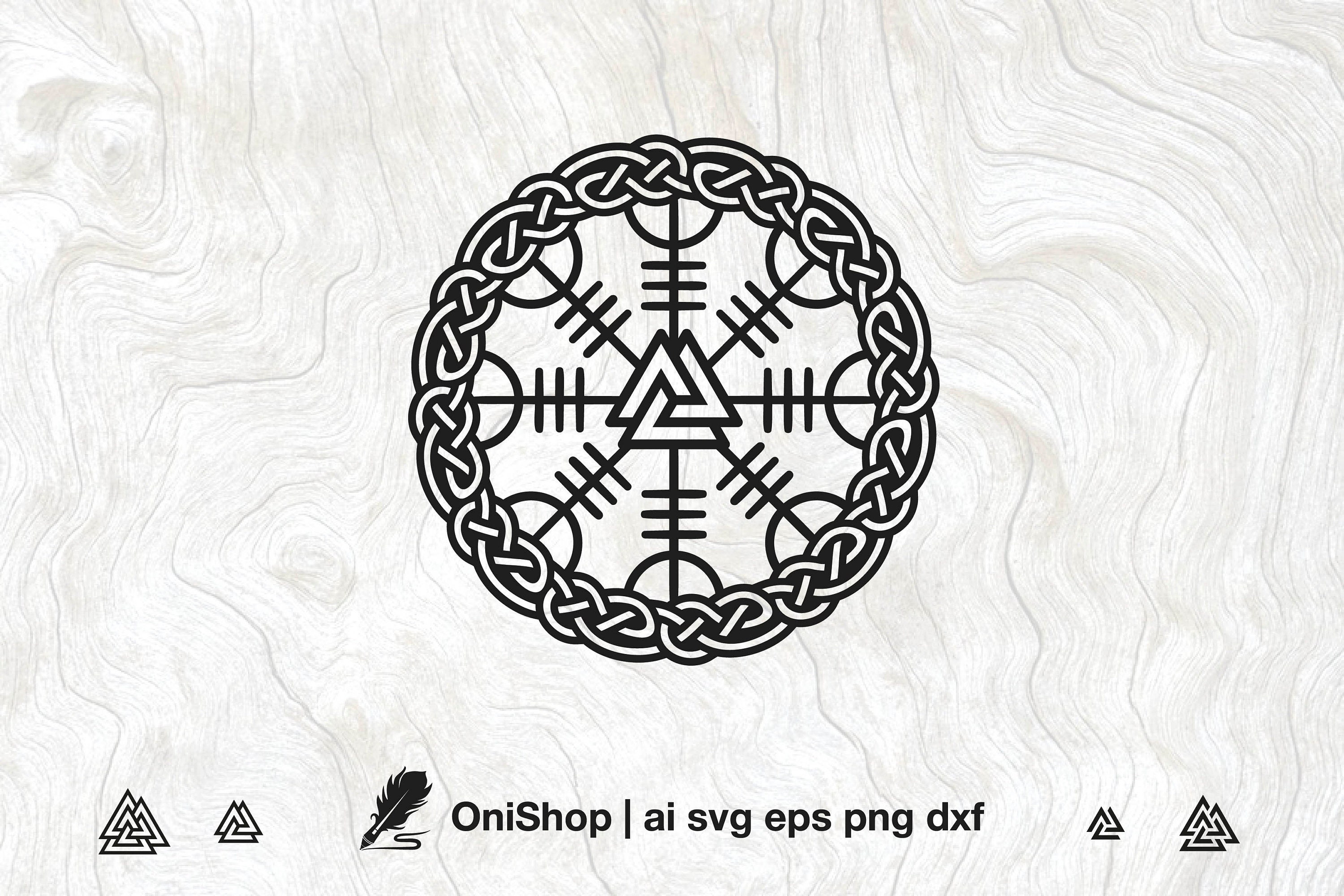 Helm of Awe Svg 20 Options Pack, Aegishjalmur Svg Bundle, Vegvísir ...