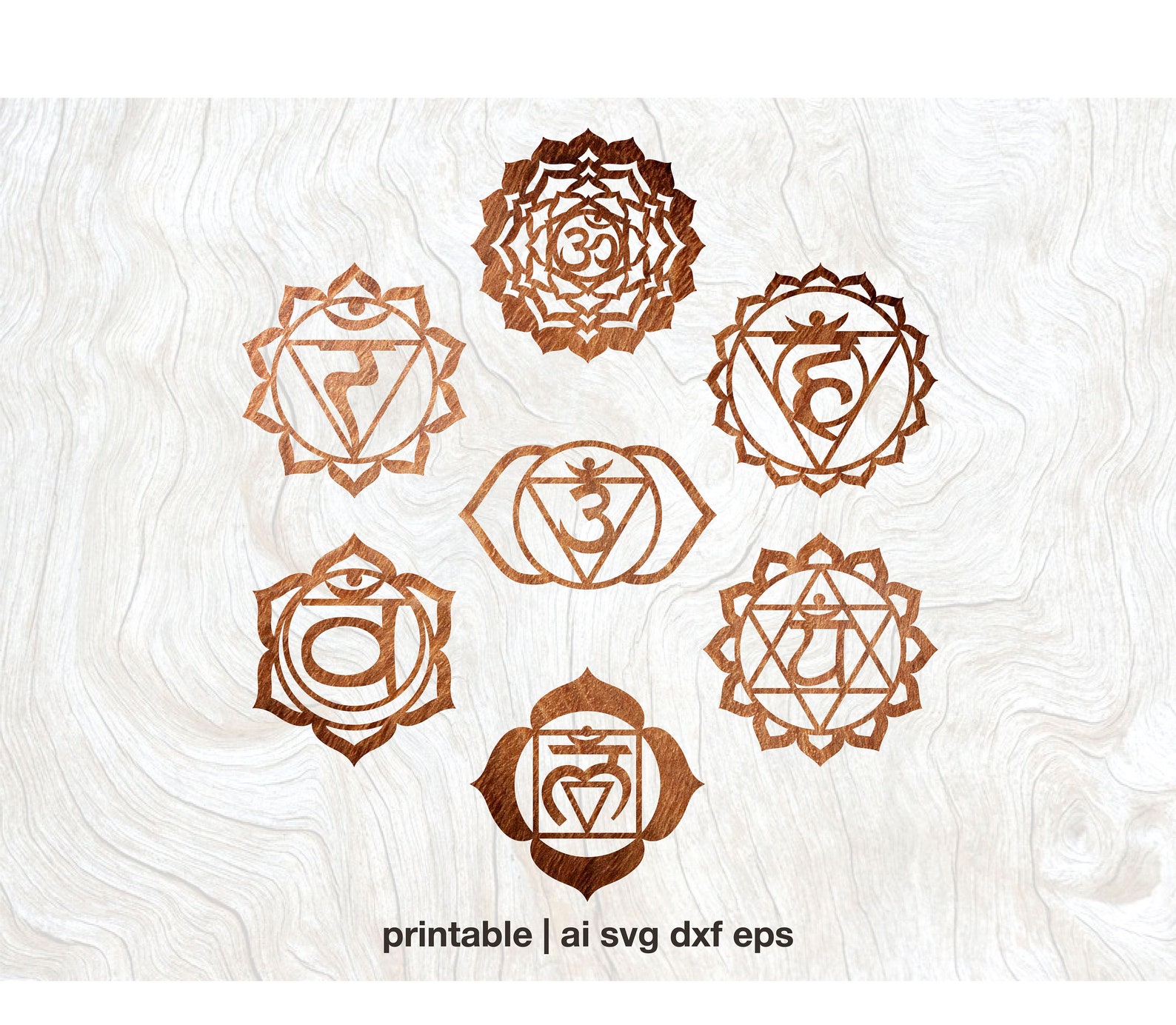 Chakras Vector, Chakra Svg Chakra Art Sacral Chakra Chakra Laser Cut ...
