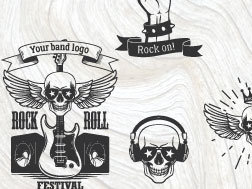 Rock Svg Bundle, T-shirt Design, Band Logo, Rock N Roll SVG Bundle ...