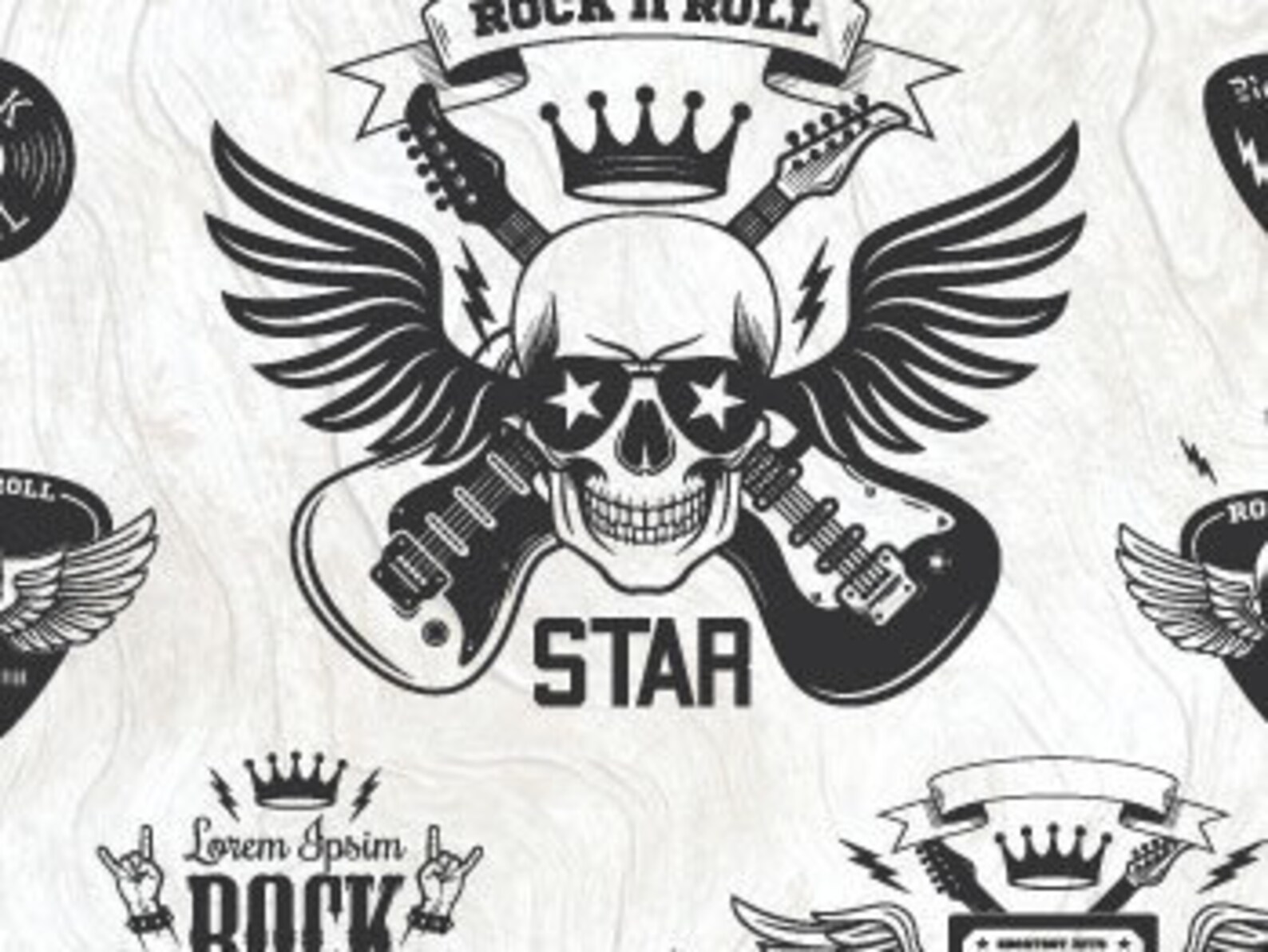 Rock Svg Bundle, T-shirt Design, Band Logo, Rock N Roll SVG Bundle ...