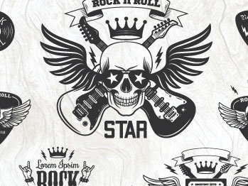 Rock Svg Bundle, T-shirt Design, Band Logo, Rock N Roll SVG Bundle ...