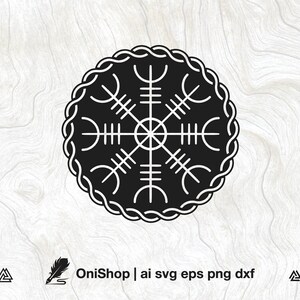 Helm of Awe Svg 20 Options Pack, Viking Amulet, Aegishjalmur Svg Bundle ...