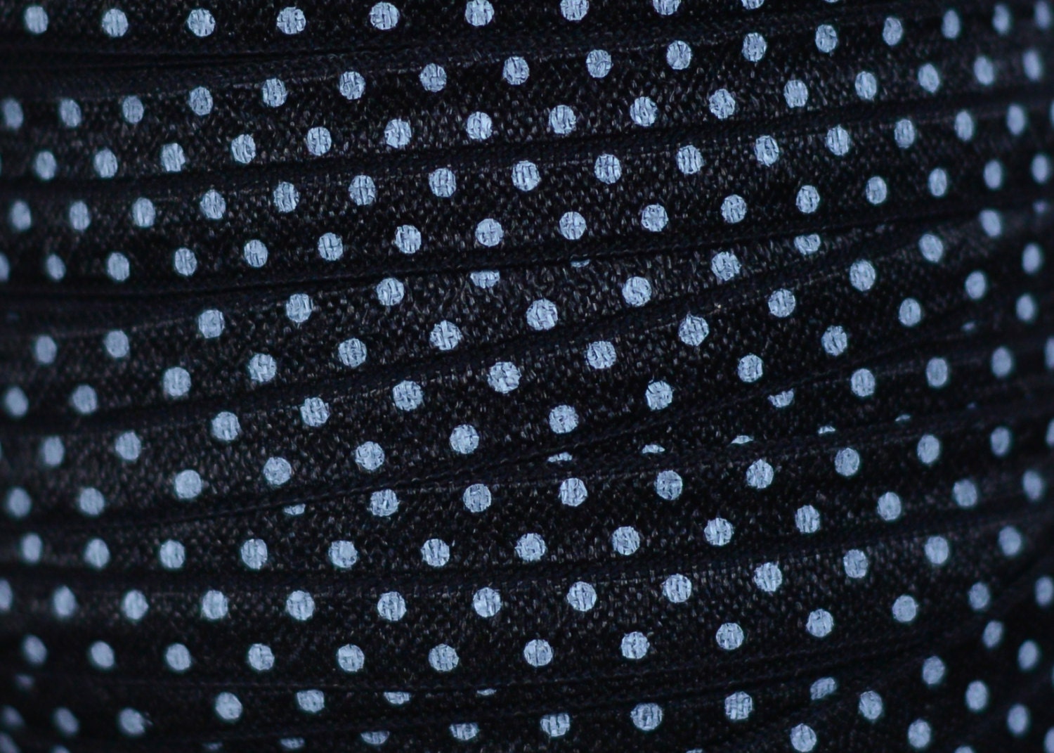 Printed Fold Over Elastic Polka Dot Elastic for Headbands and | Etsy