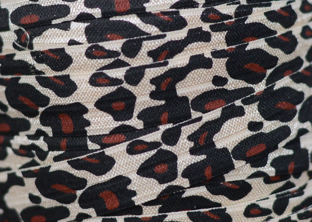 5/8" Elastic, Animal Print Elastic for Headbands and Hair Ties, 5/8 ...