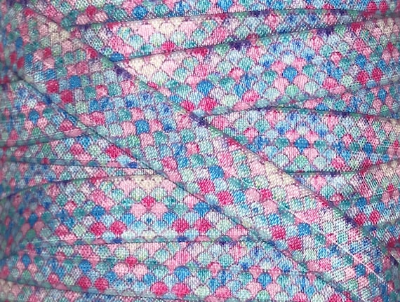 Fold Over Elastic Printed Elastic for Headbands & Hairties | Etsy