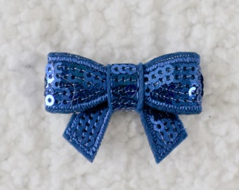 Mini Sequin Bow | Etsy