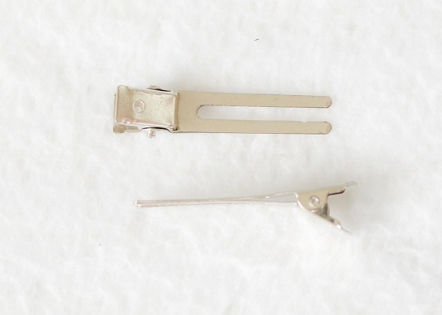 1.75 Double Prong Alligator Clip Hair Clips Alligator | Etsy