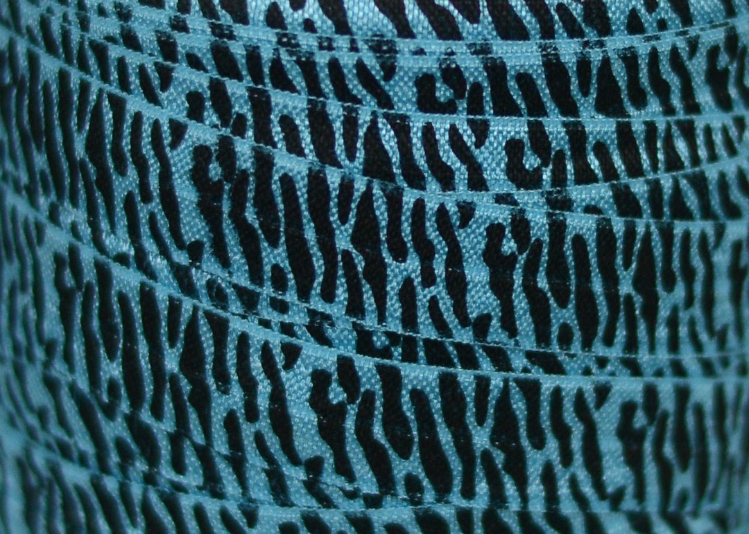 Printed Foldover Elastic Wholesale, Animal Print Elastic for Headbands ...
