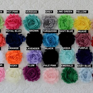 2.5 Inch Shabby Flowers Wholesale, Flowers for Baby Headbands, Shabby ...