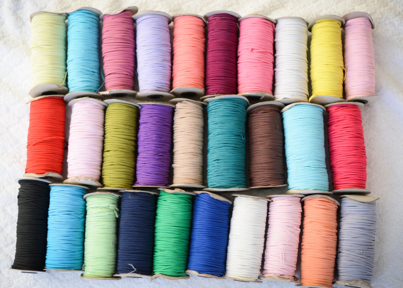 Skinny Elastic GRAB BAG 1/8" Skinny Elastic by the Yard, Thin Elastic ...