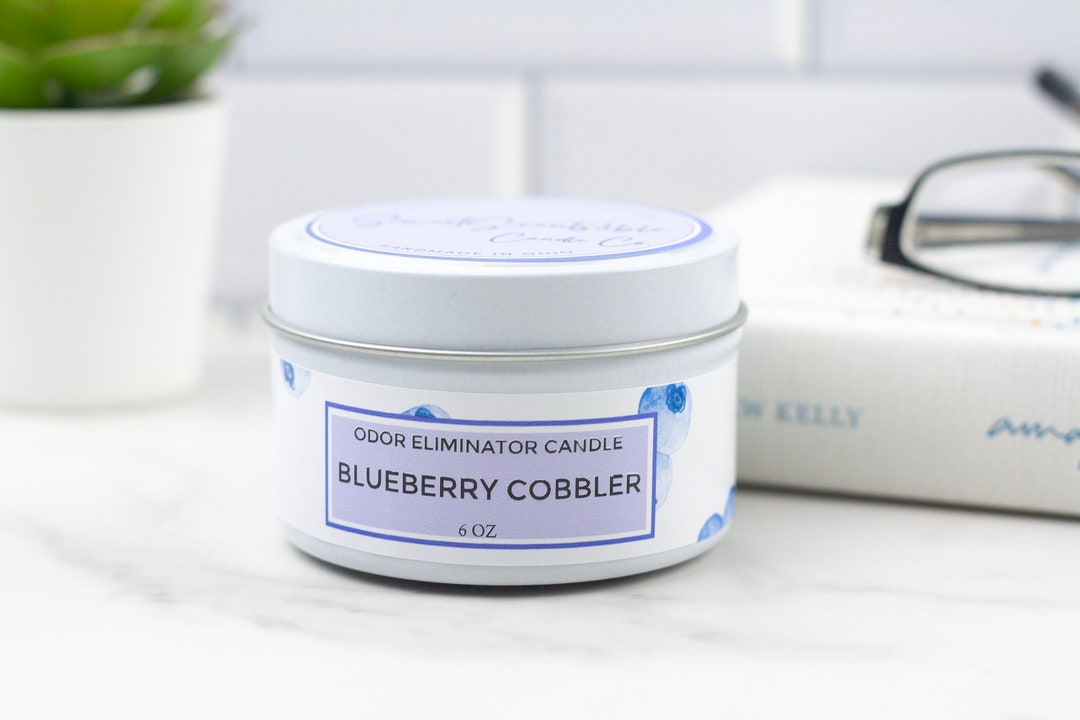 Blueberry Cobbler Scented Candle, Sweet Bakery Blueberry Muffin Scent ...