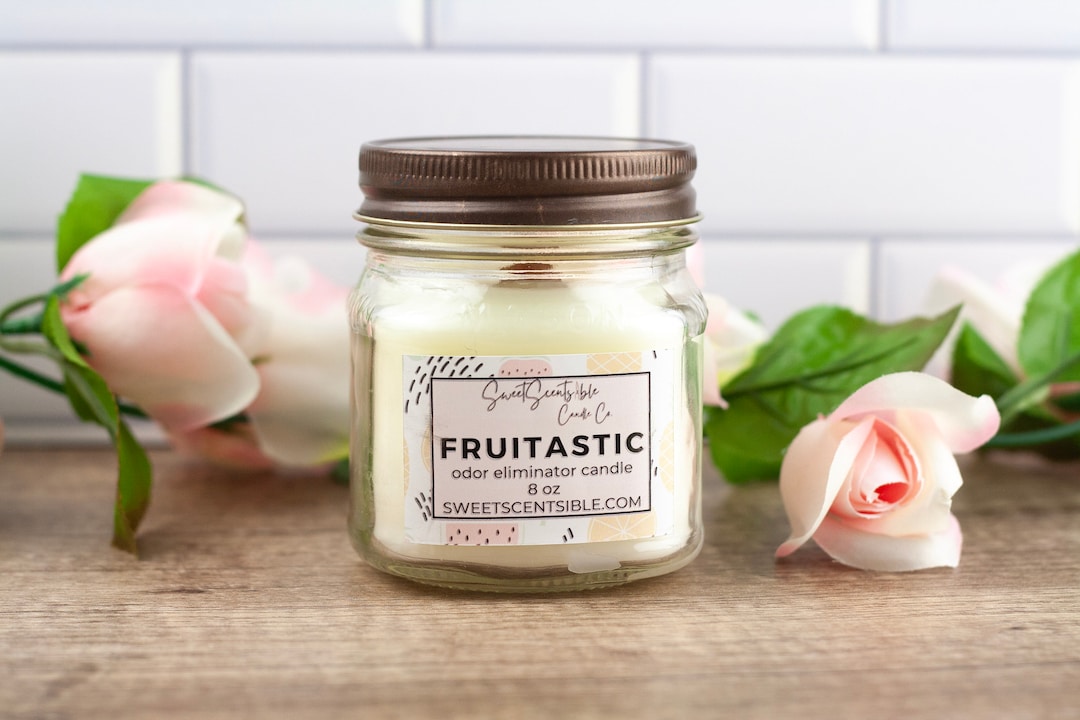 Monkey Fart Scented Soy Candle, Banana Strawberry Vanilla Scent, Spring ...