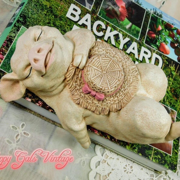 Pig Figurine - Etsy