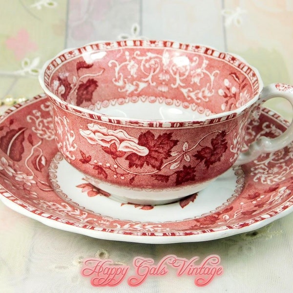 Red Tea Cups - Etsy