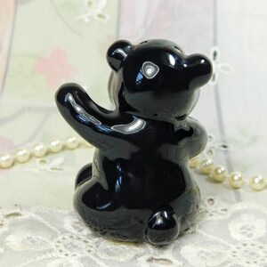 Bear Figurine Salt Shaker Little Black Bear Cub Figurine in - Etsy