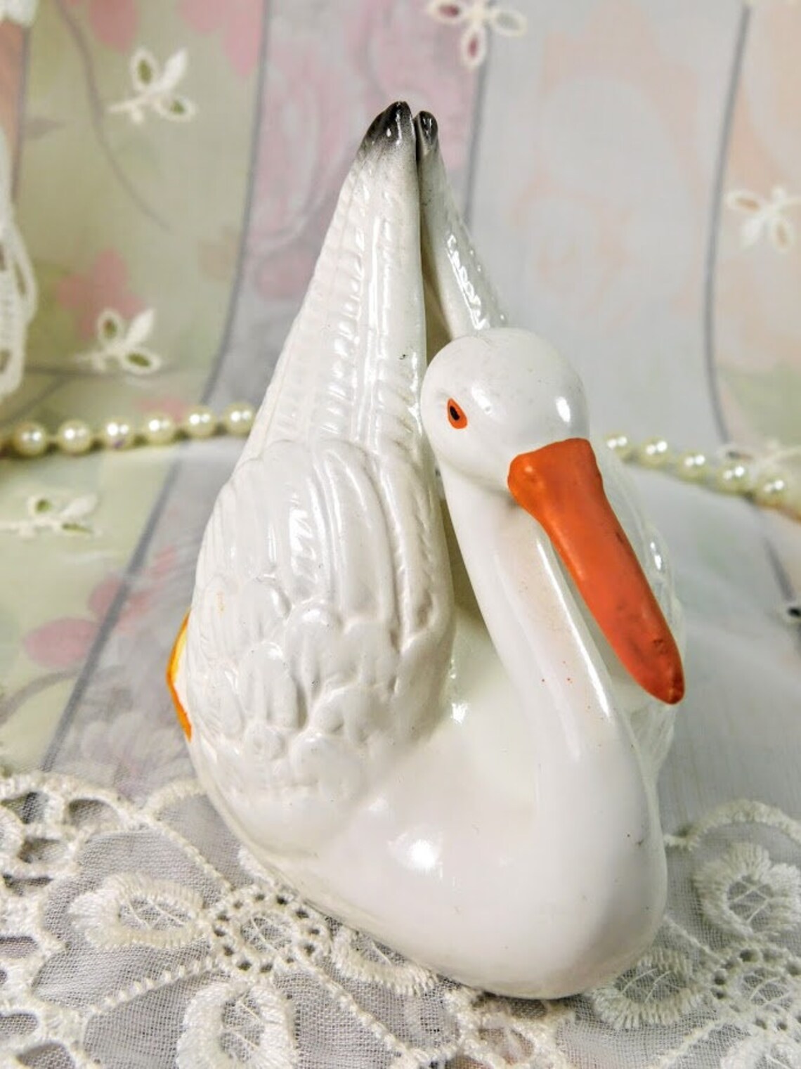 Vintage Swan Figurine Porcelain Swan Figurine from the | Etsy
