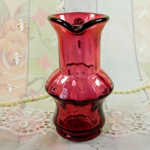 Little Pink Pitcher Small Pink Glass Pitcher Little Blown - Etsy