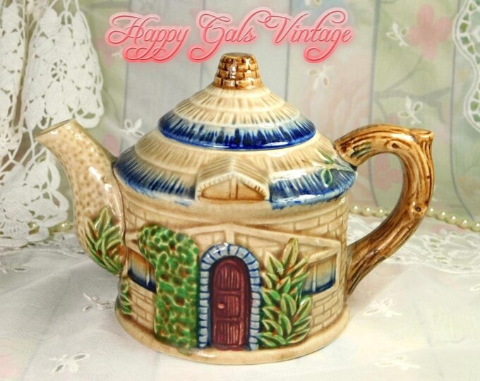 Shafford Cottage Teapot, Vintage Shafford House Shaped Teapot, Vintage ...