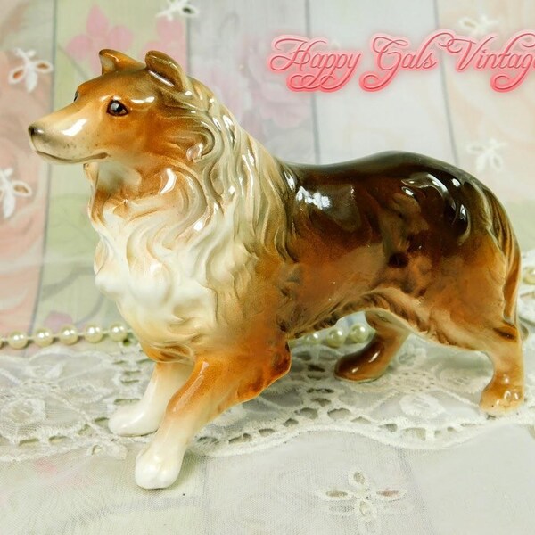 Ceramic Collie - Etsy