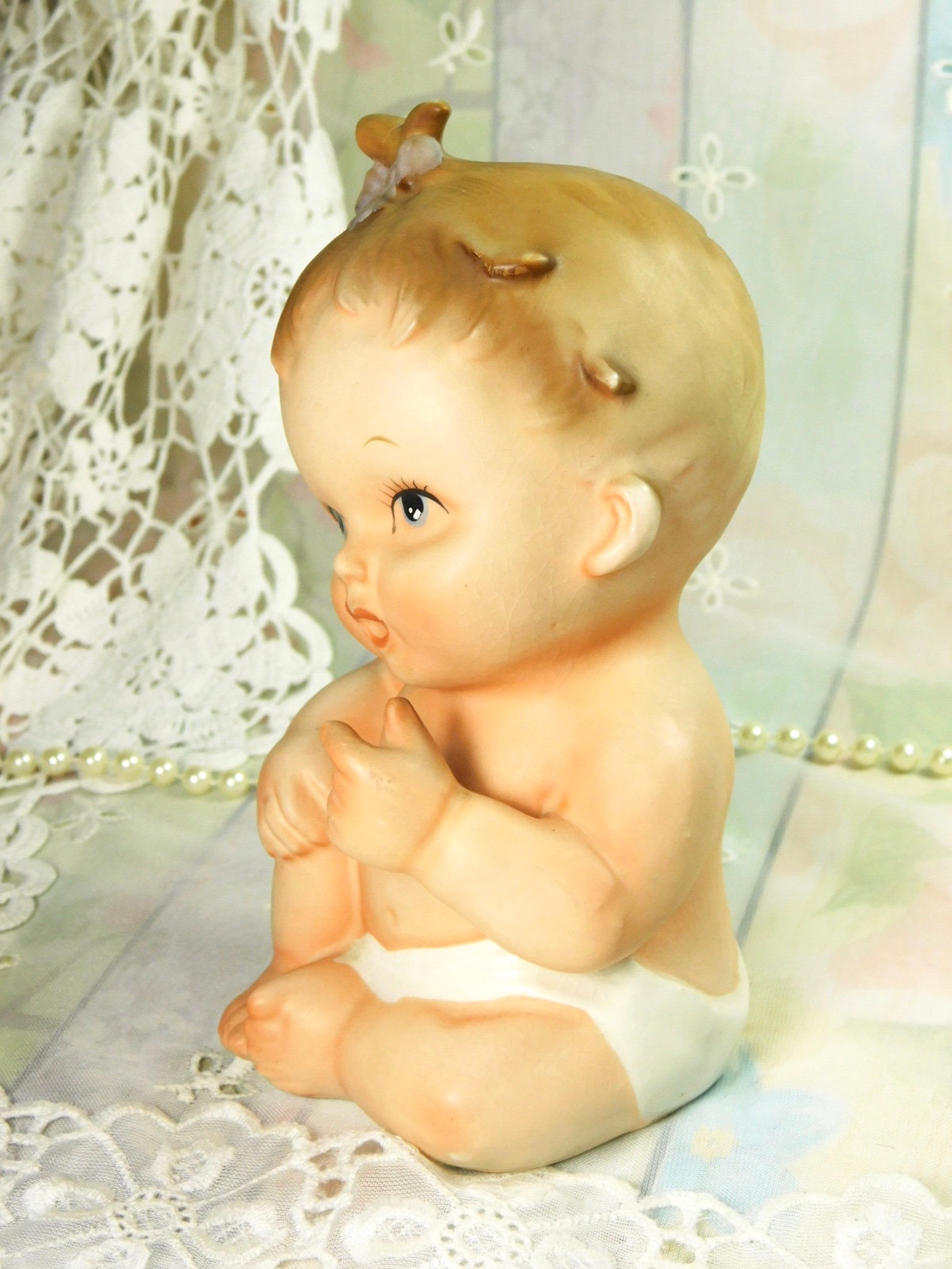 Napco Baby Figurine Bank 1961 Vintage Napco Porcelain Baby - Etsy Australia