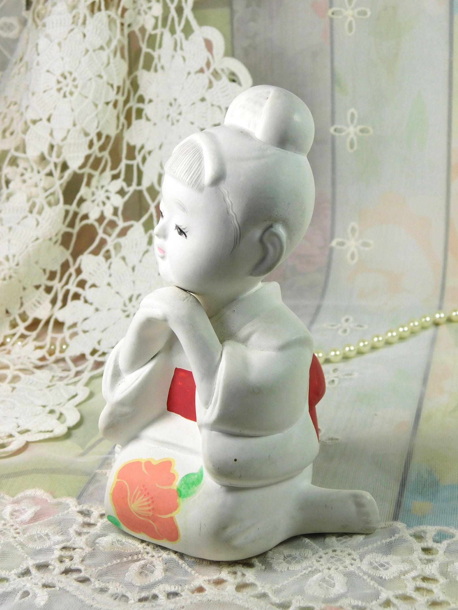 Geisha Girl Figurine Vintage Japanese Geisha Girl Figurine | Etsy