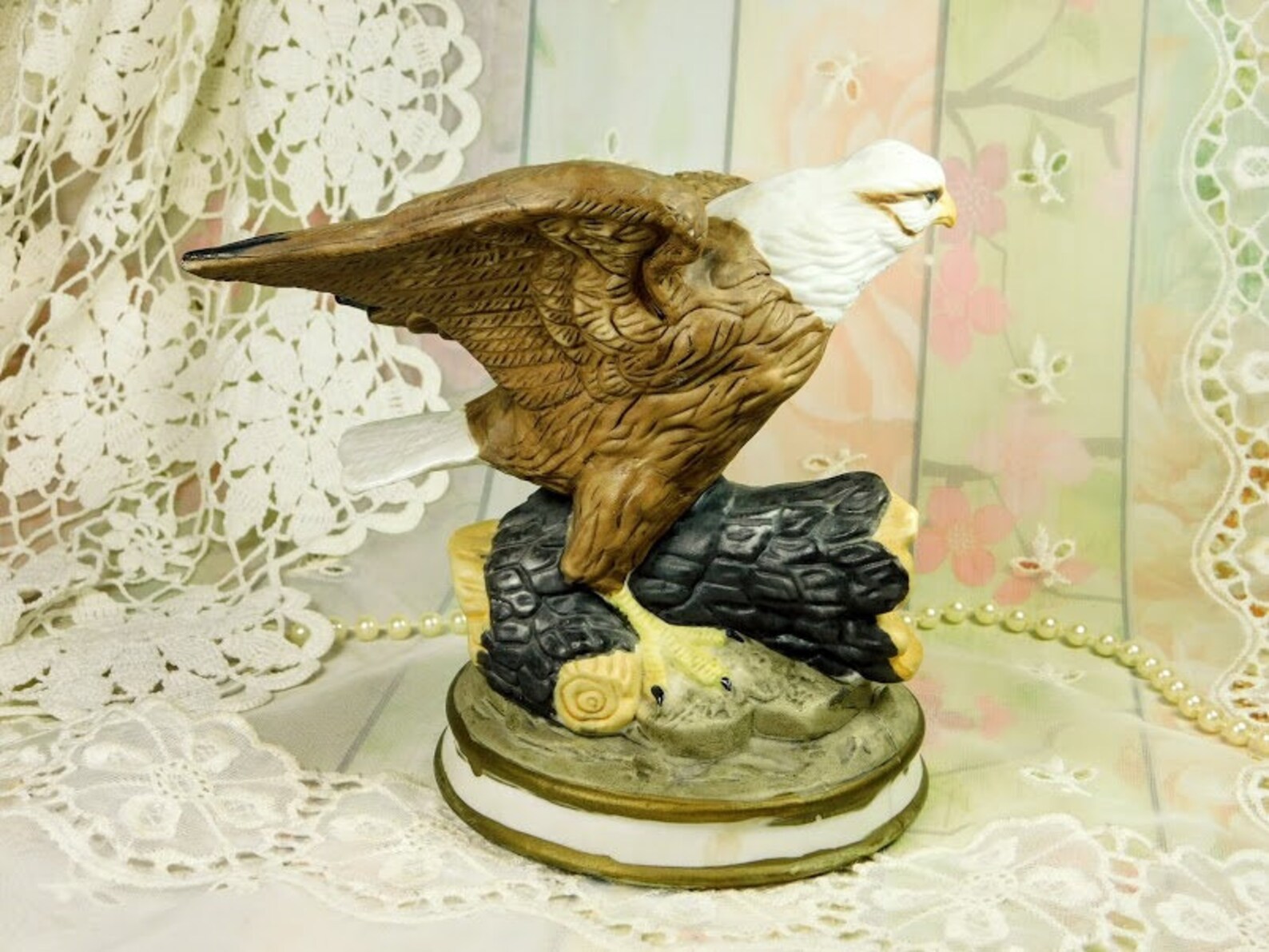 Bald Eagle Figurine by Royal Heritage Vintage Bald Eagle from | Etsy