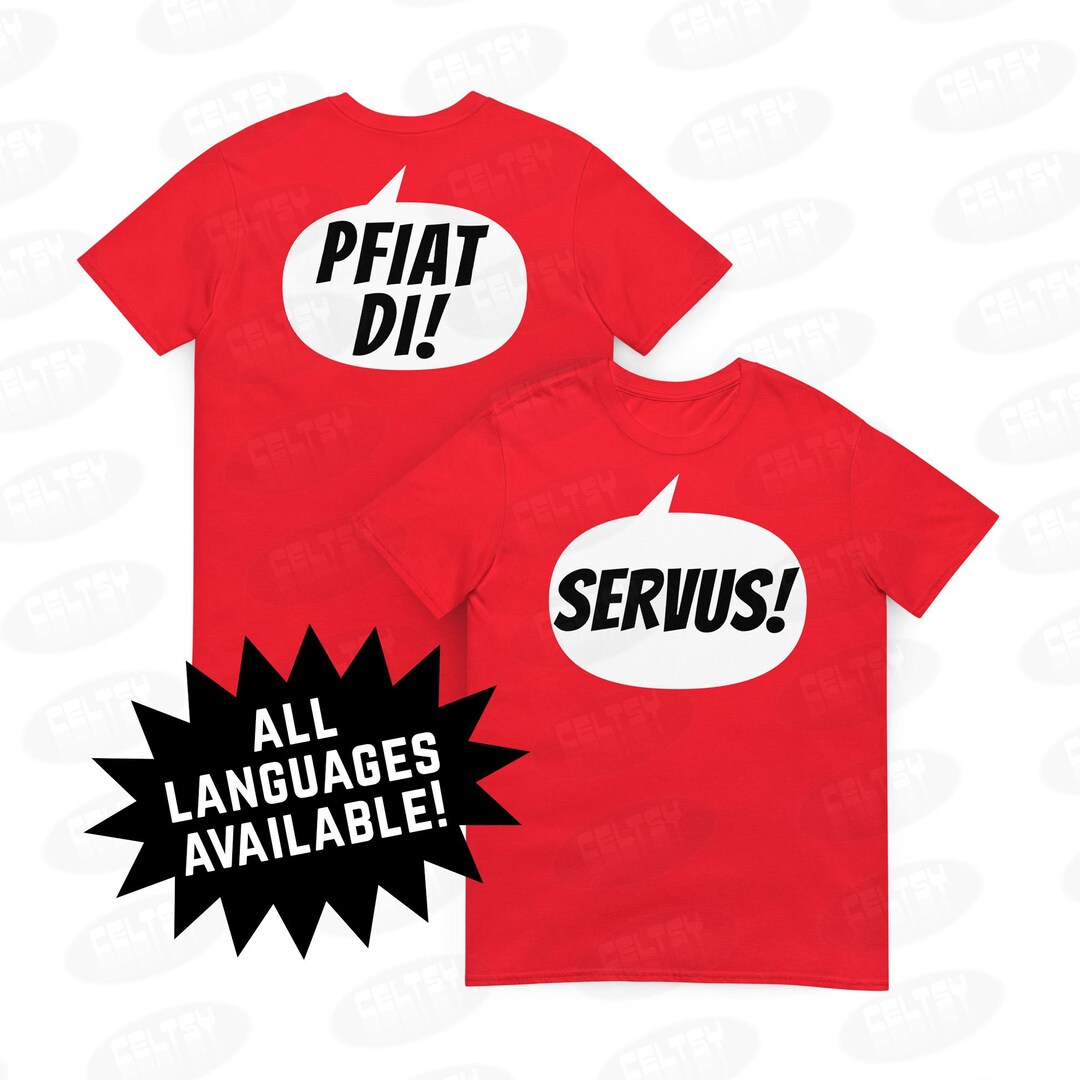 Bavarian Austrian German Hello Goodbye Speech Bubble Unisex T-shirt - Etsy
