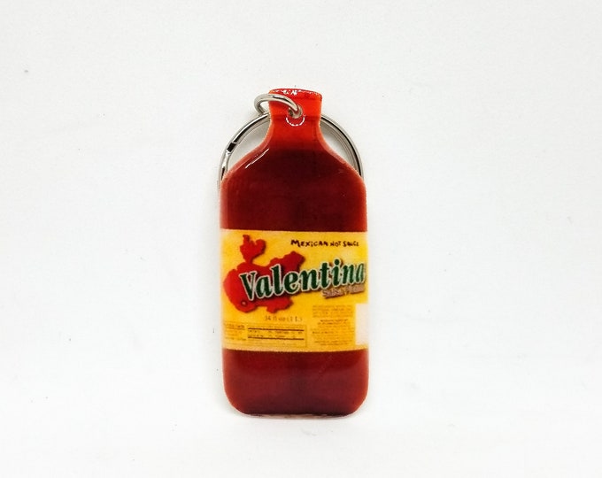 Valentina Hot Sauce Keychain (latinx) - Etsy