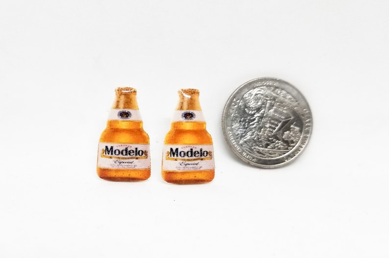 Modelo Earrings (beer Earrings, Cerveza) - Etsy