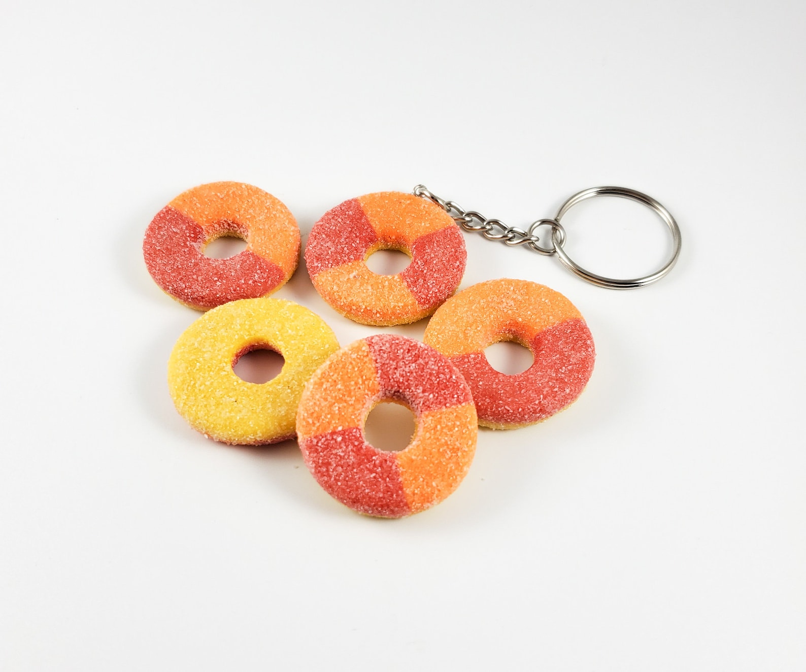 Peach Ring Gummy Candy Pin or Keychain candy Pins Candy - Etsy