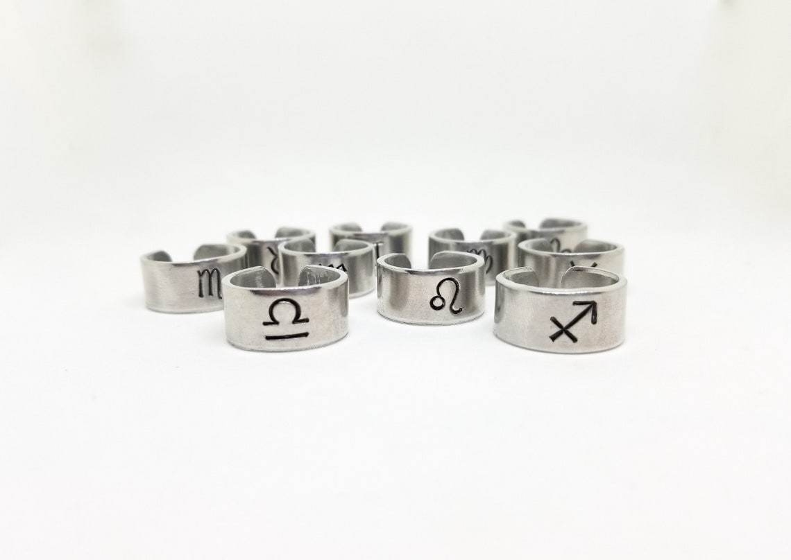 Zodiac Sign Rings (astrology Ring, Horoscope Ring) - Etsy