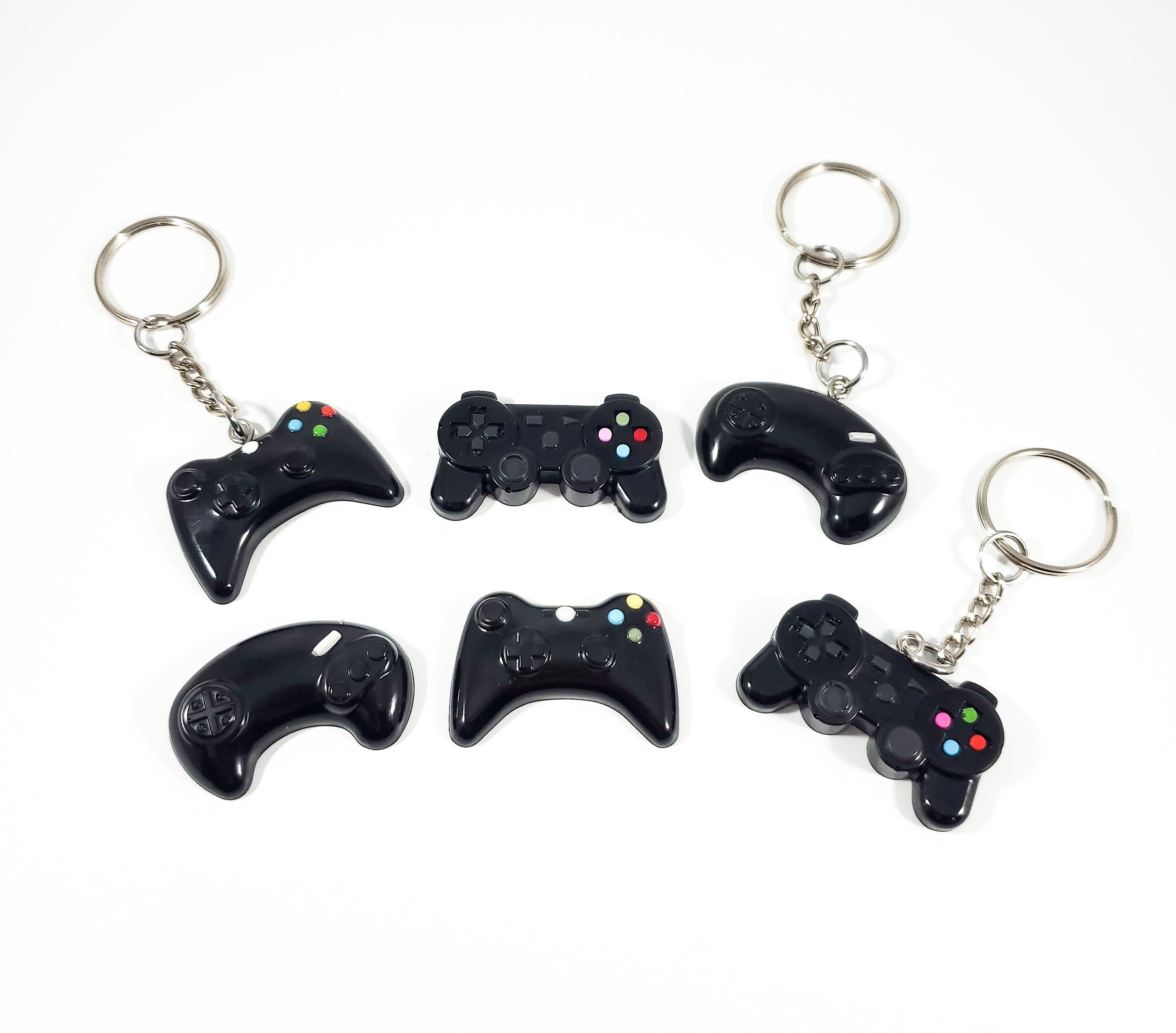 Vintage Video Game Controller Keychains Cool Men Gaming Gamer Jewelry ...
