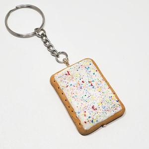 Poptart Keychain (poptart Keychain, Food Keychain, Dessert Keychain ...