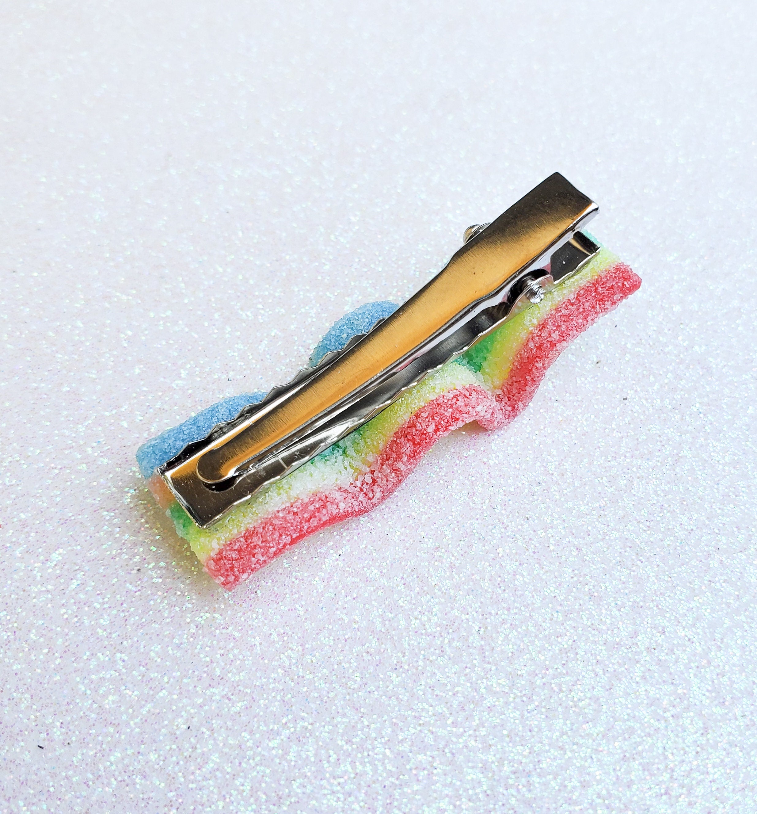 Rainbow Sour Belt Candy Hair Clip (gummy Hairclips, Candy Hairbows) - Etsy